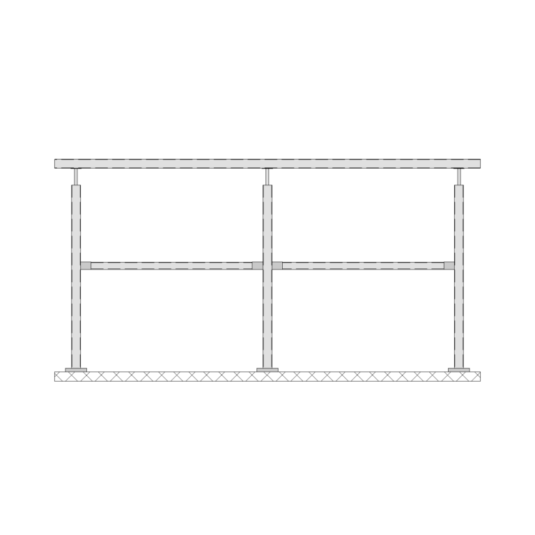 Industriegeländer, Edelstahlgeländer, Knie- & Fußleisten